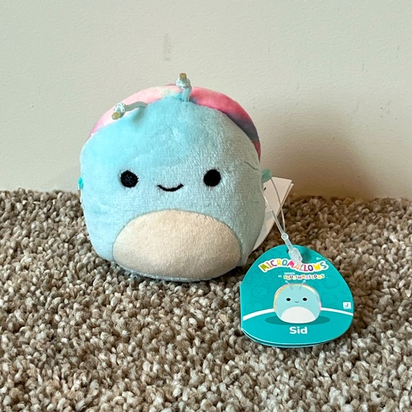 Squishmallows | Toys | Squishmallows Sid Snail Micromallow Bnwt | Poshmark